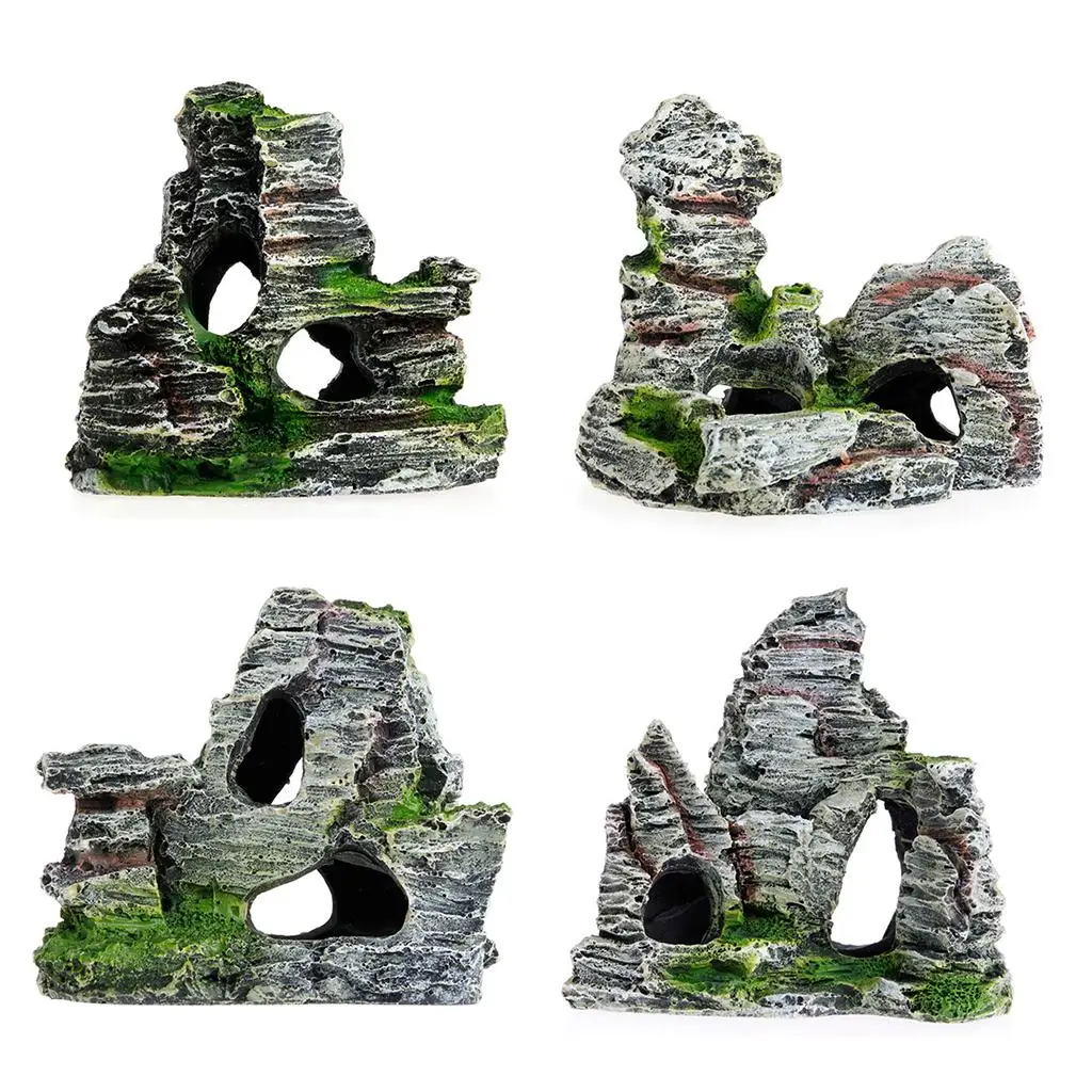 Aquarium-Mountain-Ornament-Artificial-Landscape-Fishing-Tank-Fish-Tank ...
