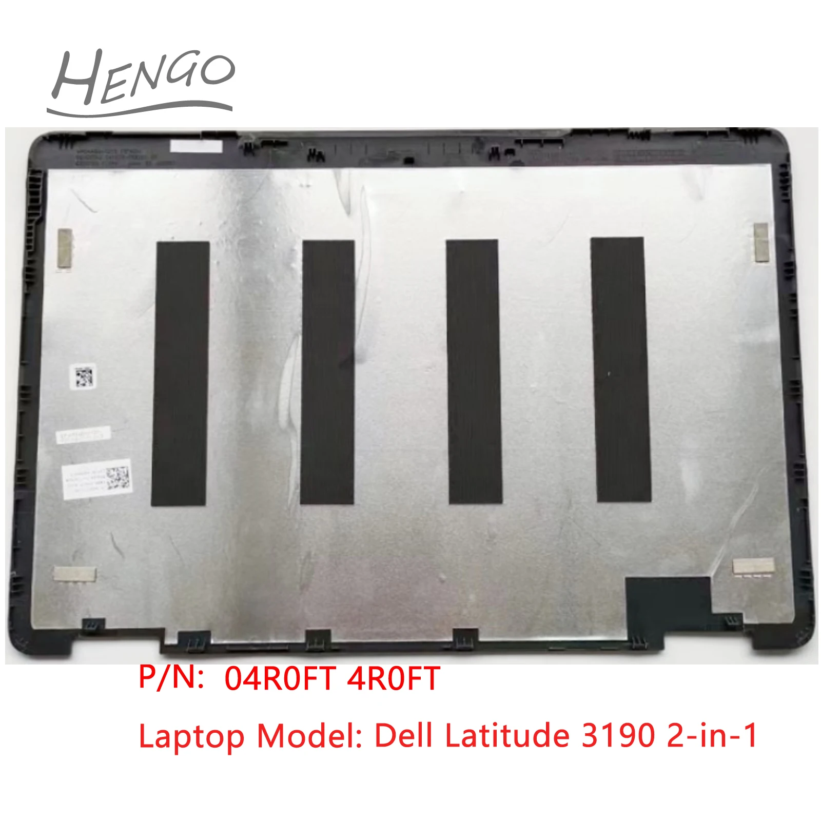 04R0FT-4R0FT-Black-Original-New-For-Dell-Latitude-3190-2-in-1-LCD-Back ...