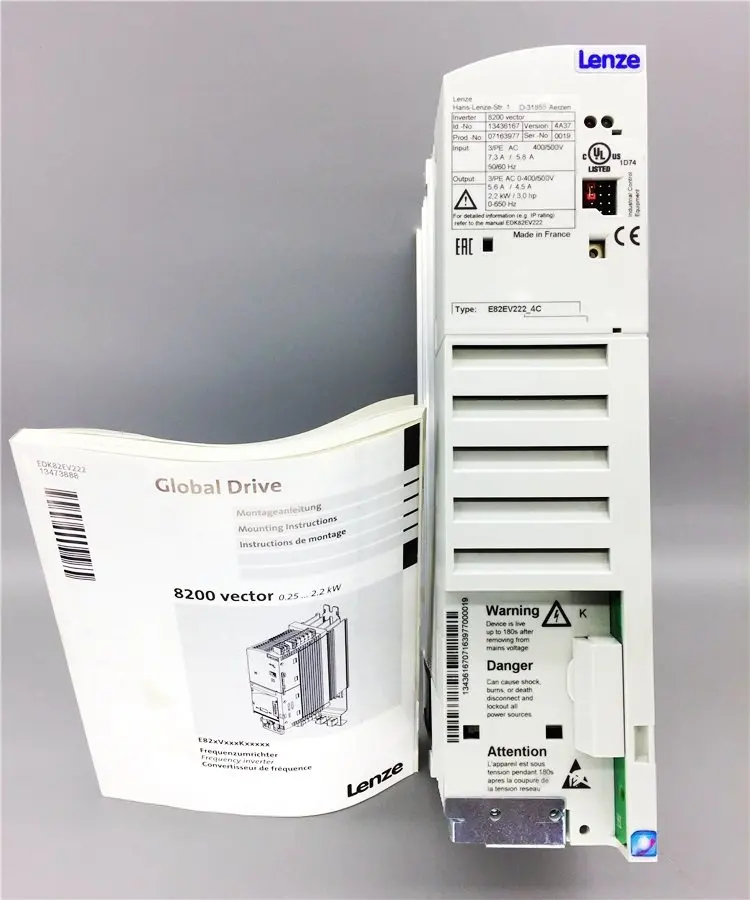 2026 Brand New Original Lenze 8200 Frequency Inverter E82EV222-4C ...