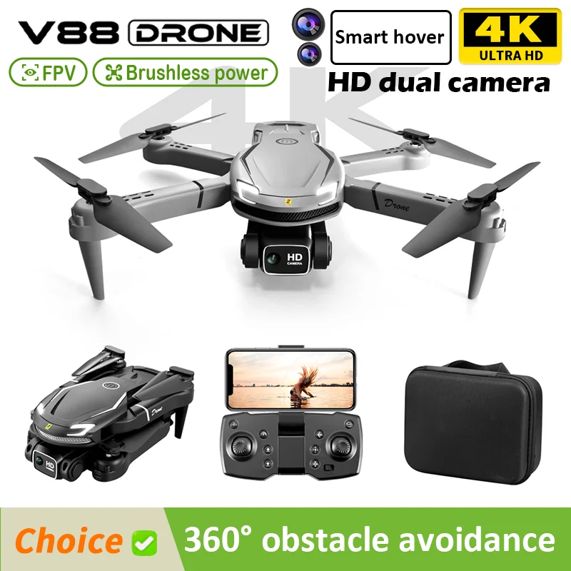 Advanced-V88-Drone-Remote-Control-Aircraft-With-Brushless-Motors-4K-HD-Dual-Camera-And-Obstacle ...