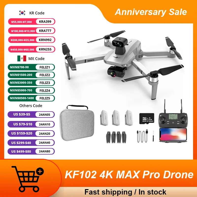 KF102-MAX-Drone-4K-Camera-Drone-2-Axis-Gimbal-GPS-Quadcopter-5G-Wifi ...
