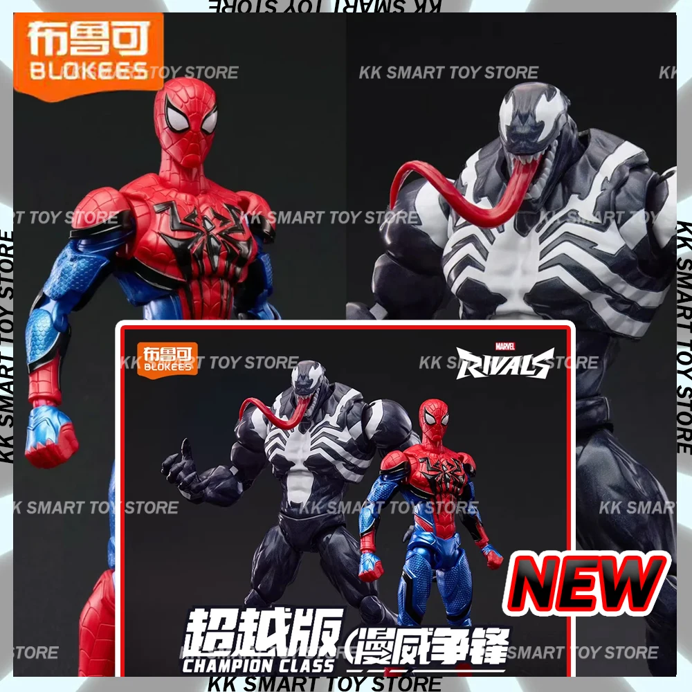 New Blokees Marvel Rivals Champion Class Spider-Man Venom Model Kit ...