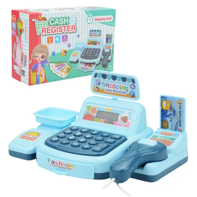 Cashier-Toy-Cash-Register-Playset-Supermarket-Checkout-Toy-With-Sound ...