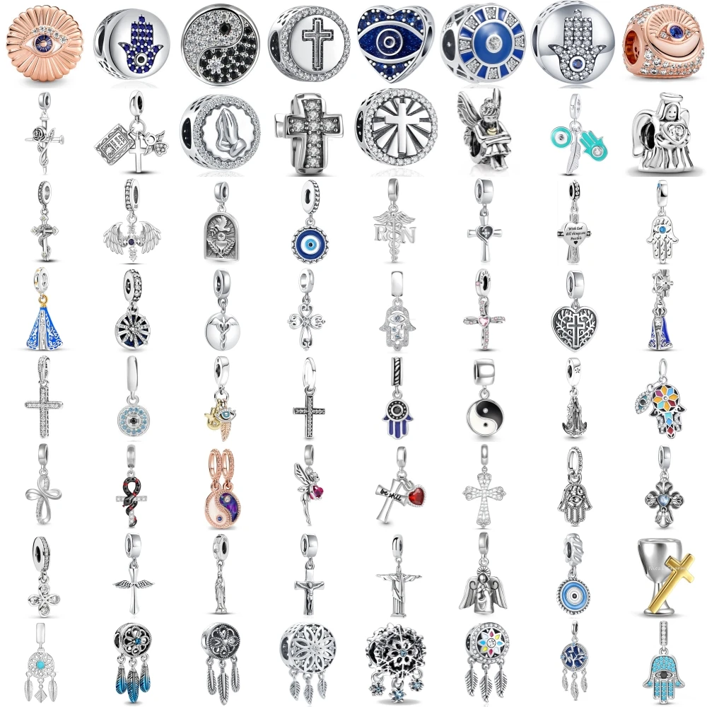 Newest-Crucifix-Christ-the-Redeemer-Eight-Trigrams-Devil-s-Eye-Bead-925 ...