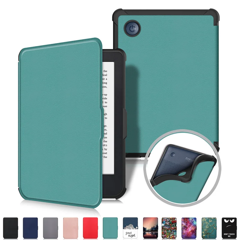 For-Kobo-Clara-BW-Case-Hoesje-6-inch-PU-Leather-Soft-Back-Flip-Smart ...