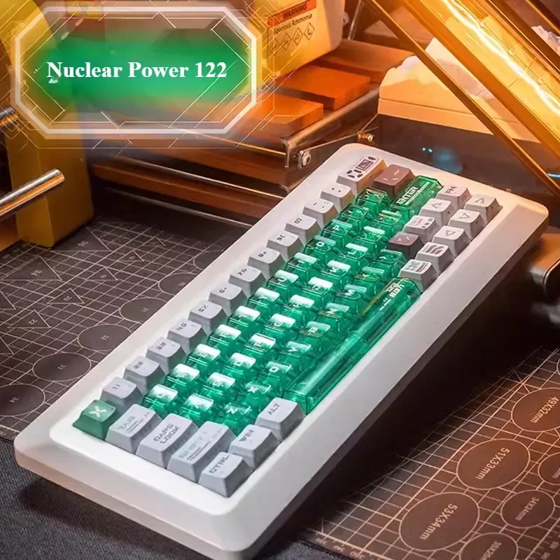 Keycap-Tema-Energia-Nuclear-Cap-Teclado-transparente-Cherry-Profile ...