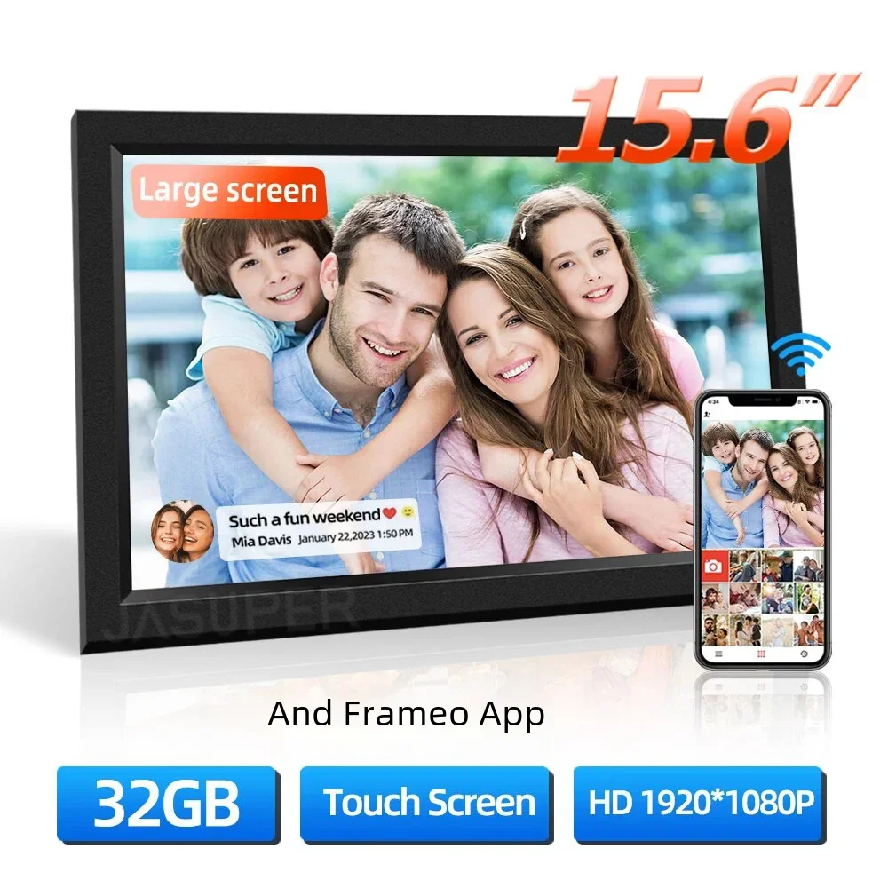 15-6-Inch-Digital-Photo-Frame-Frameo-WiFi-Smart-Digital-Picture-Frame ...