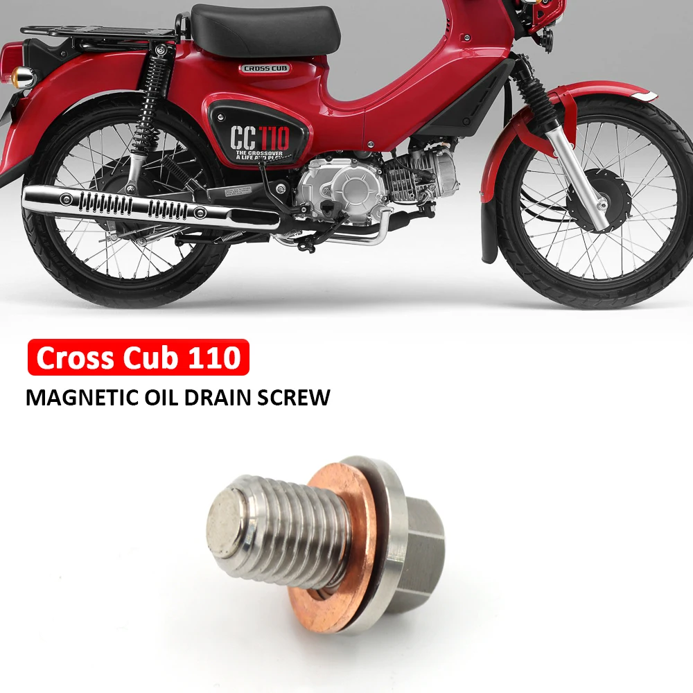 CC110-Motorcycle-Oil-Drain-Screw-Magnetic-Screw-Stainless-Steel-Oil ...