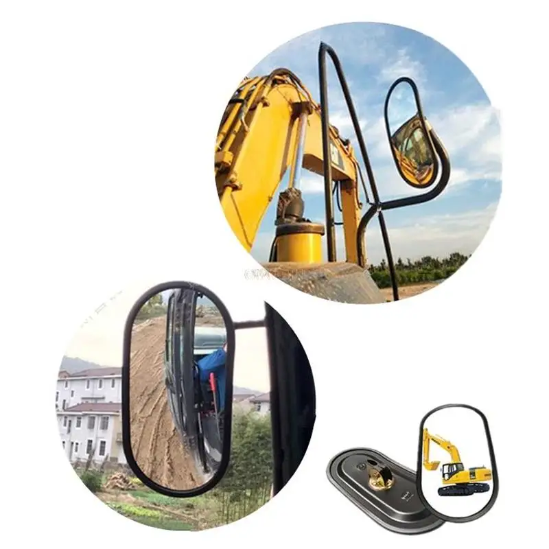 Excavator-side-mirror-reflector-excavator-accessories-For-KATO-HD-SDLG ...