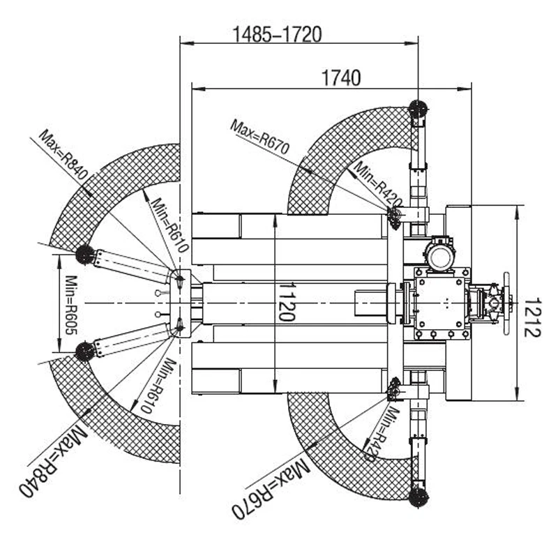 Hydraulic Single Post Car Lift Portable One Post Car Lift For Home ...