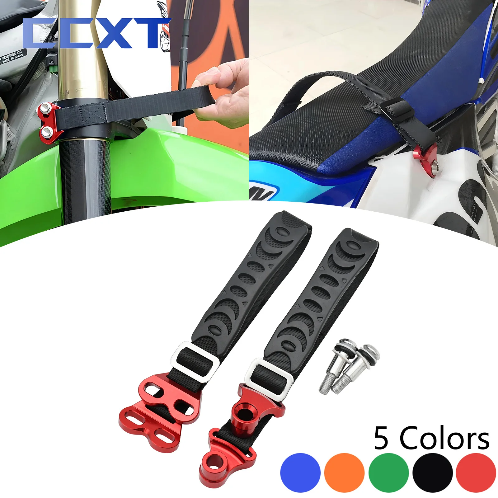 Motorcycle Front Rear Seat Rescue Pull Strap Sling Belt For Yamaha ...