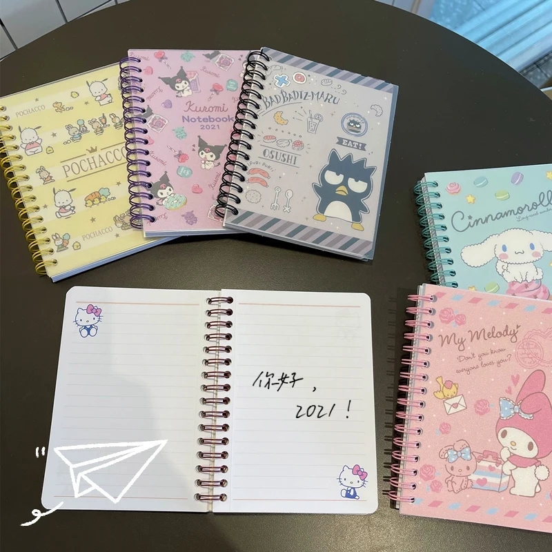 Kawaii-Sanrio-A6-Notebooks-Kuromi-Cinnamonroll-My-Melody-Anime-Notepads ...