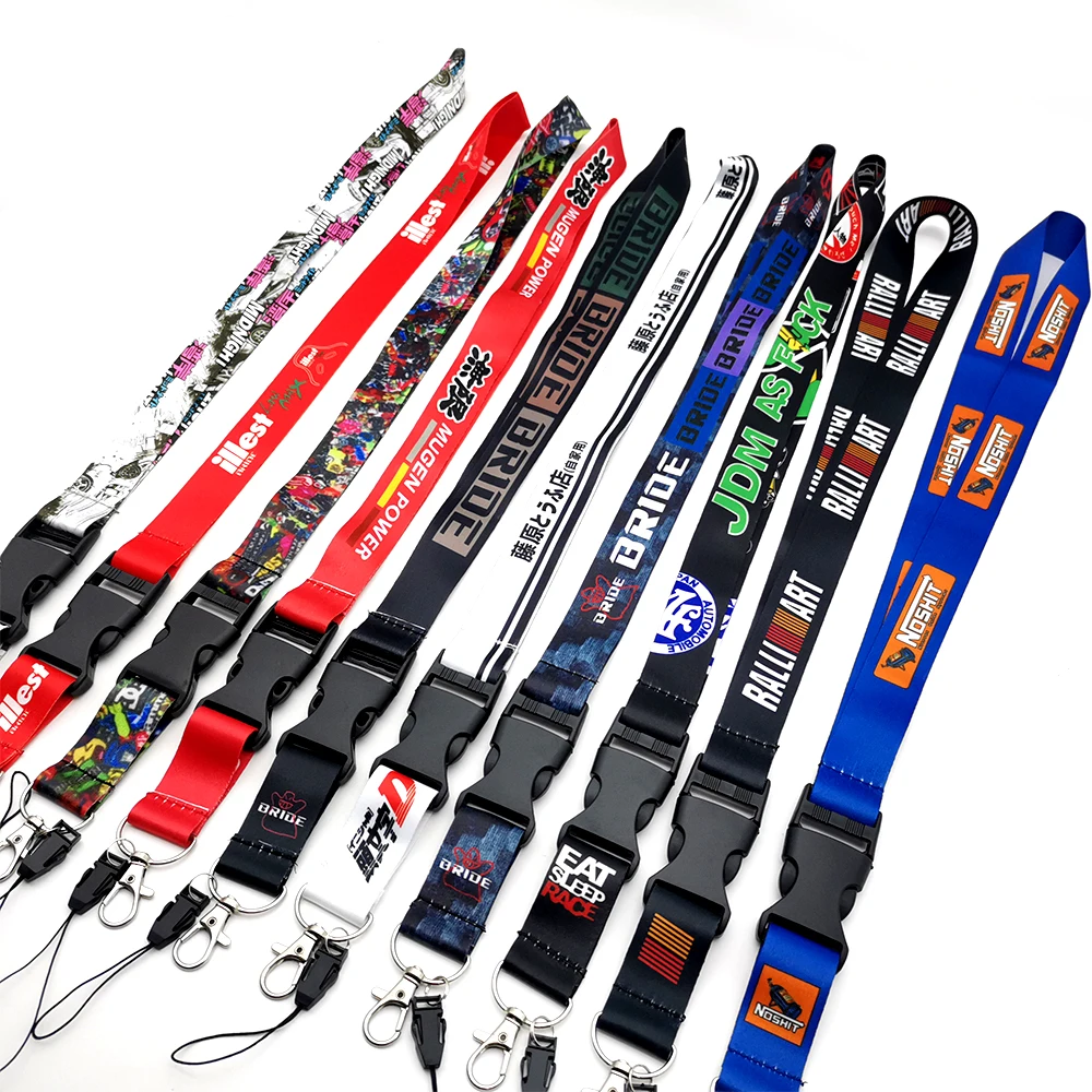 JDM-Style-Bride-Modification-Parts-Removable-Lanyard-Car-Keychain-Work ...