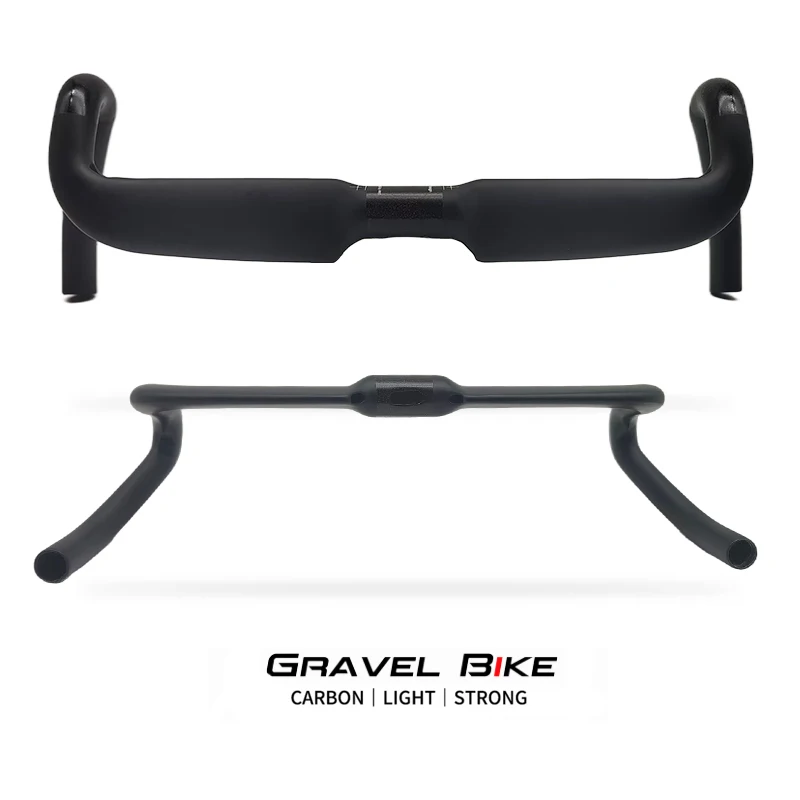 Carbon Fiber Racing Bike Handlebars 31.8 Outward Angle Drop Bars for ...