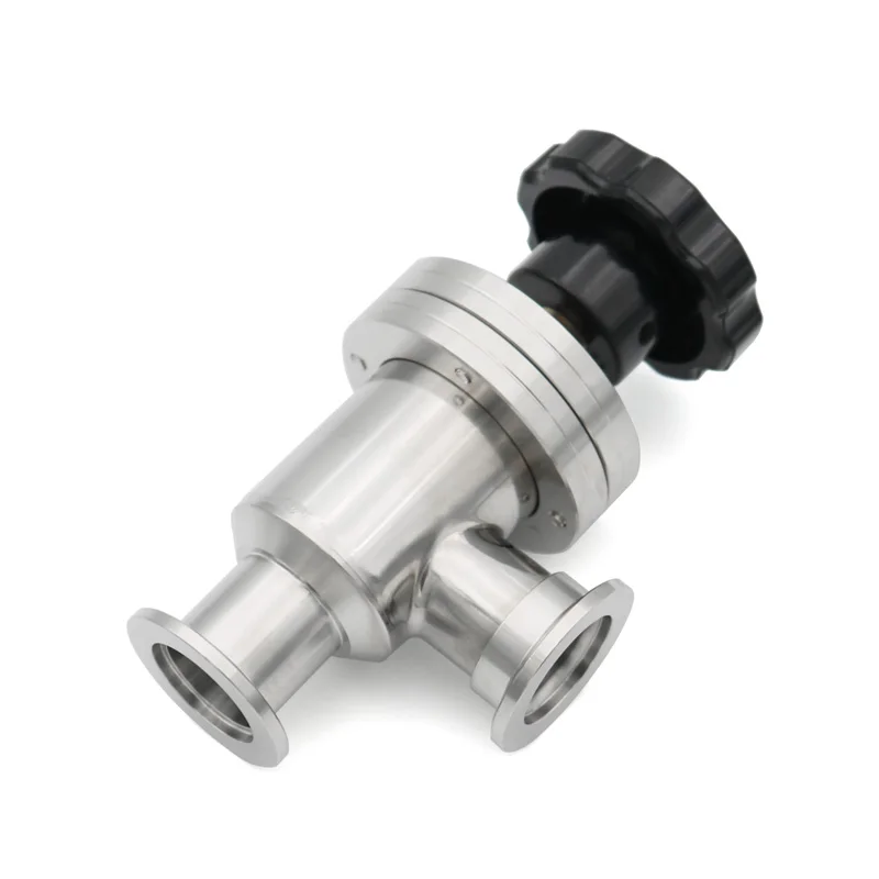 Stainless Steel L-type Manual High Vacuum Baffle Valve Angle Valve ...