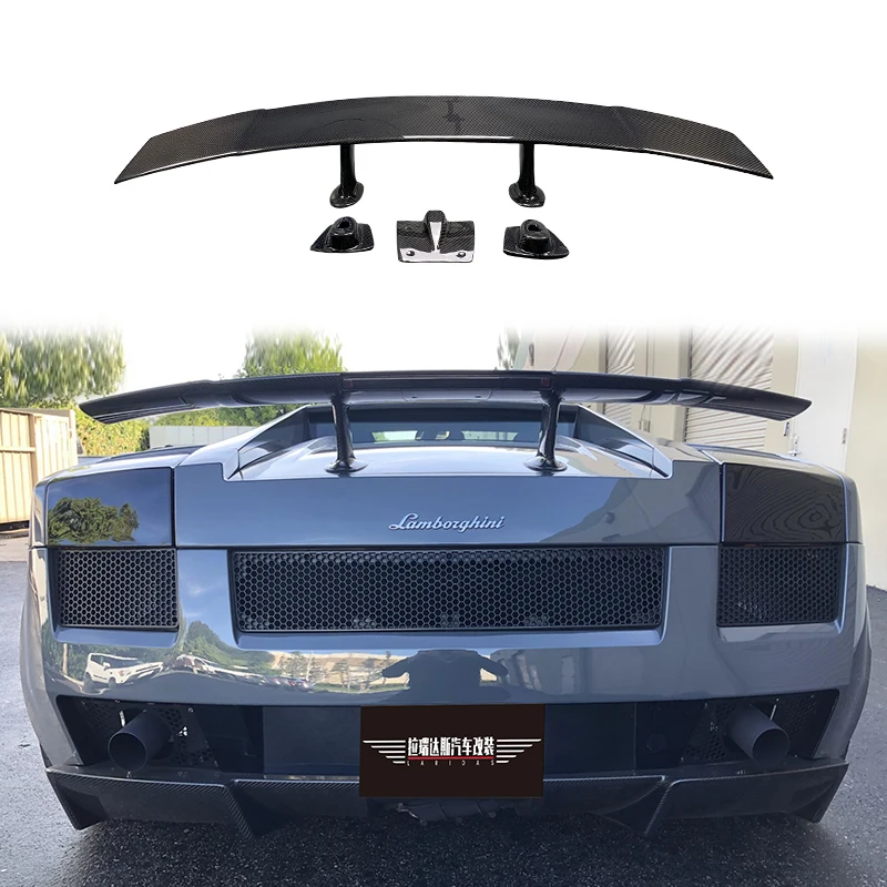 Carbon-Fiber-Rear-Spoiler-For-Lamborghini-Gallardo-LP550-LP560-LP570 ...