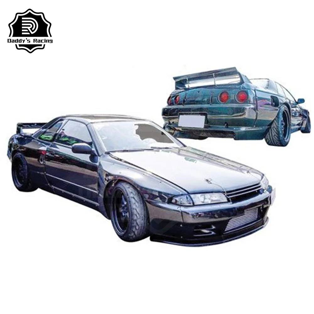 Fiber-Glass-Body-Kit-Fit-For-R32-Skyline-2D-1990-1994-TY-BN-Style-Body ...