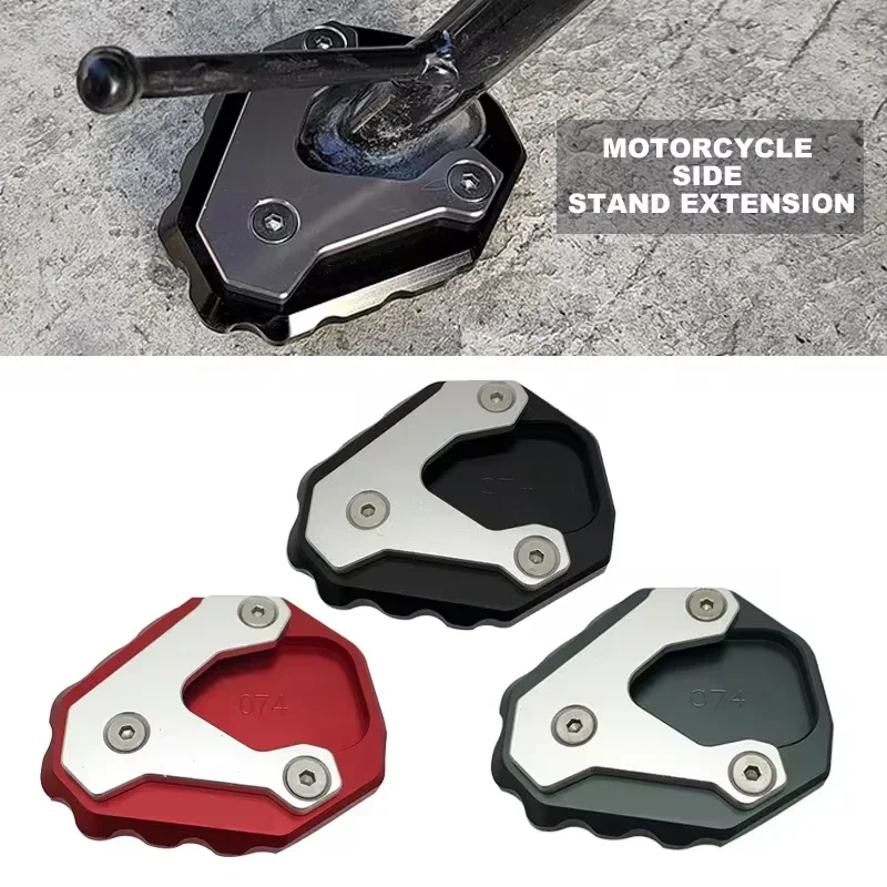 Side Stand Pad Plate Kickstand Enlarger Support Extension For HONDA ...