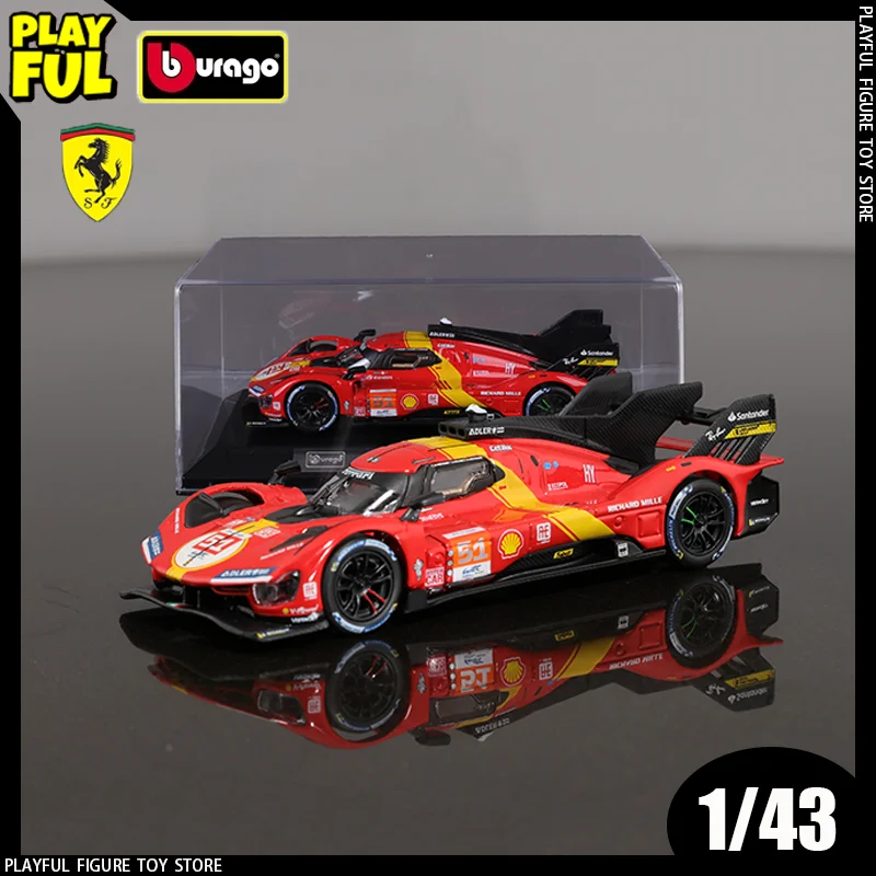 New-Bburago-Product-1-43-Ferrari-Le-Mans-Rally-Champion-Ferrari-499p ...