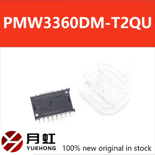 PMW3360DM T2QU LM19 LSI DIP PMW3360 PMW3360DM Sensor With Lens LM19 100 ...