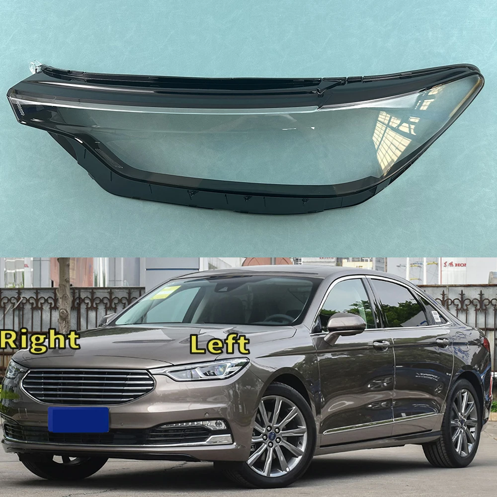 For Ford Taurus 2019 2020 Transparent Lampshade Front Headlight Shell ...