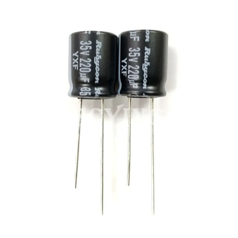 35V220UF-YXF-Aluminum-Electrolytic-Capacitor-10X12-5-Rubycon-35YXF220M-220uF-35V-Long-Life-Low ...