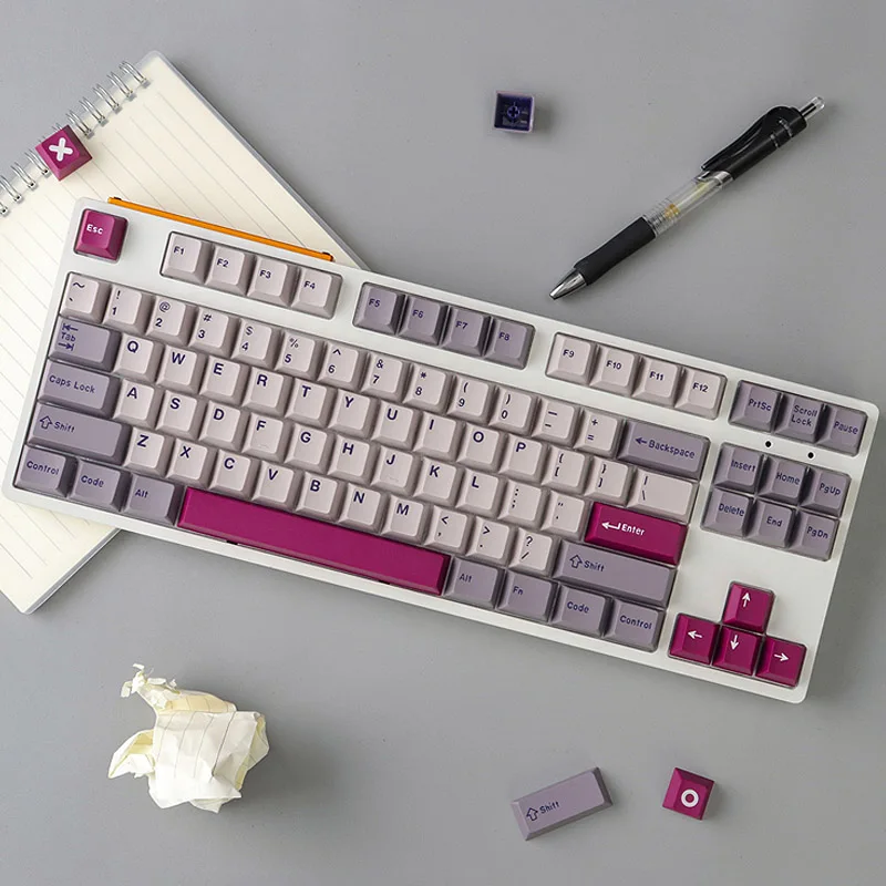 Cherry Profile GMK DMG Keycaps 171 Key Two Color Molding ABS Material ...