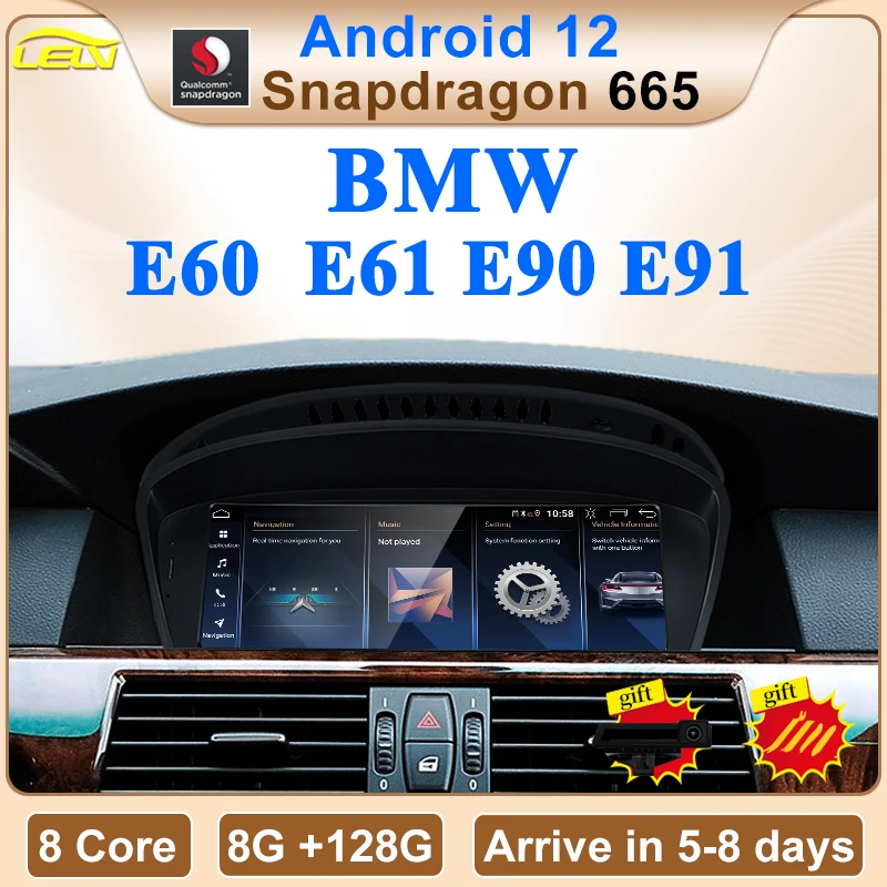 NEW-ID8-Car-Android12-Car-Bluetooth-Carplay-For-BMW-3-Series-E90-E91-5 ...
