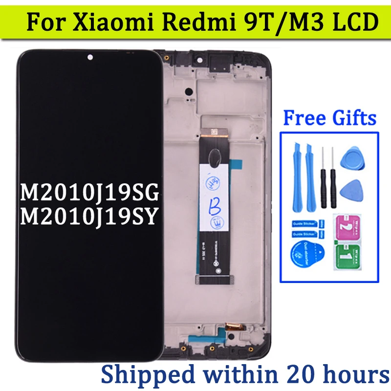6-53-For-Xiaomi-Redmi-9T-LCD-Display-Touch-Screen-Digitizer-Assembly ...