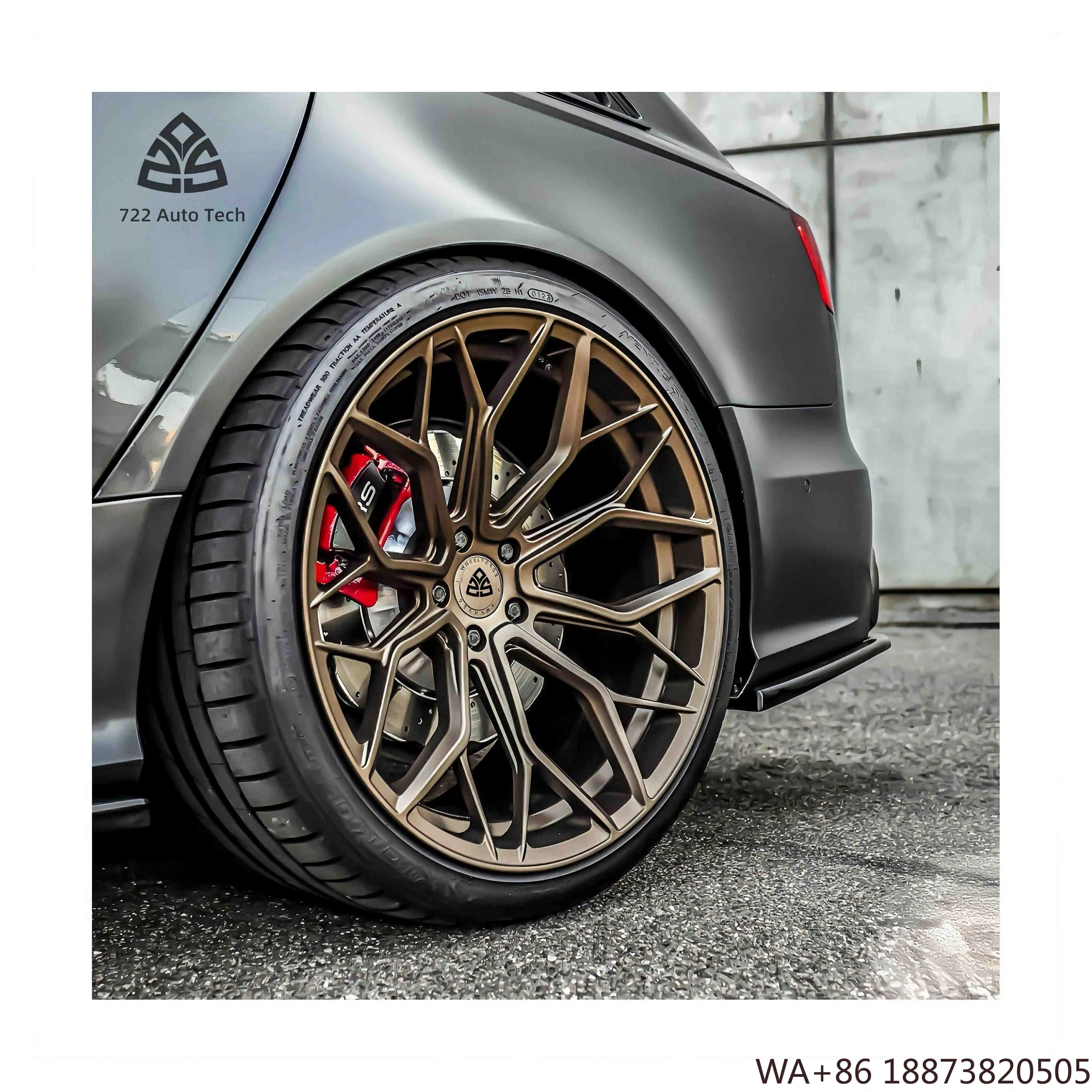 722Auto Car Rims 21 22 23 24 Inch Aluminum Alloy Wheel 5x112 5x114.3 ...