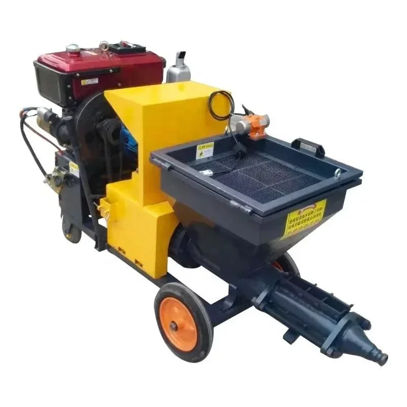 YG-China-Construction-Site-Cement-Mortar-Spray-Machine-Electric ...