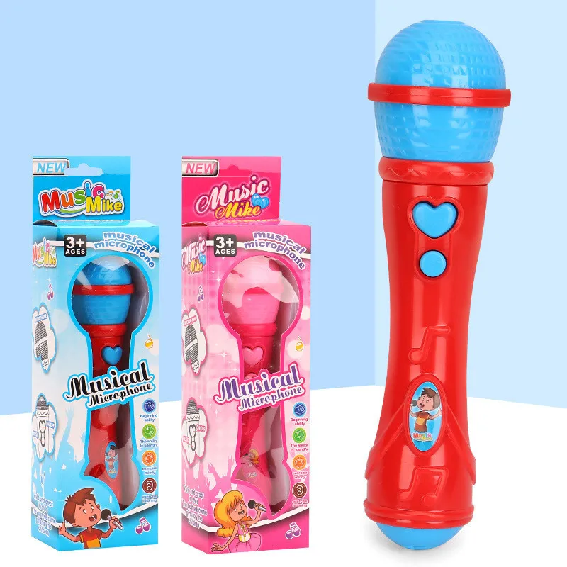 Children's Simulation Plastic Microphone Sound Amplifier Microphone Toy ...
