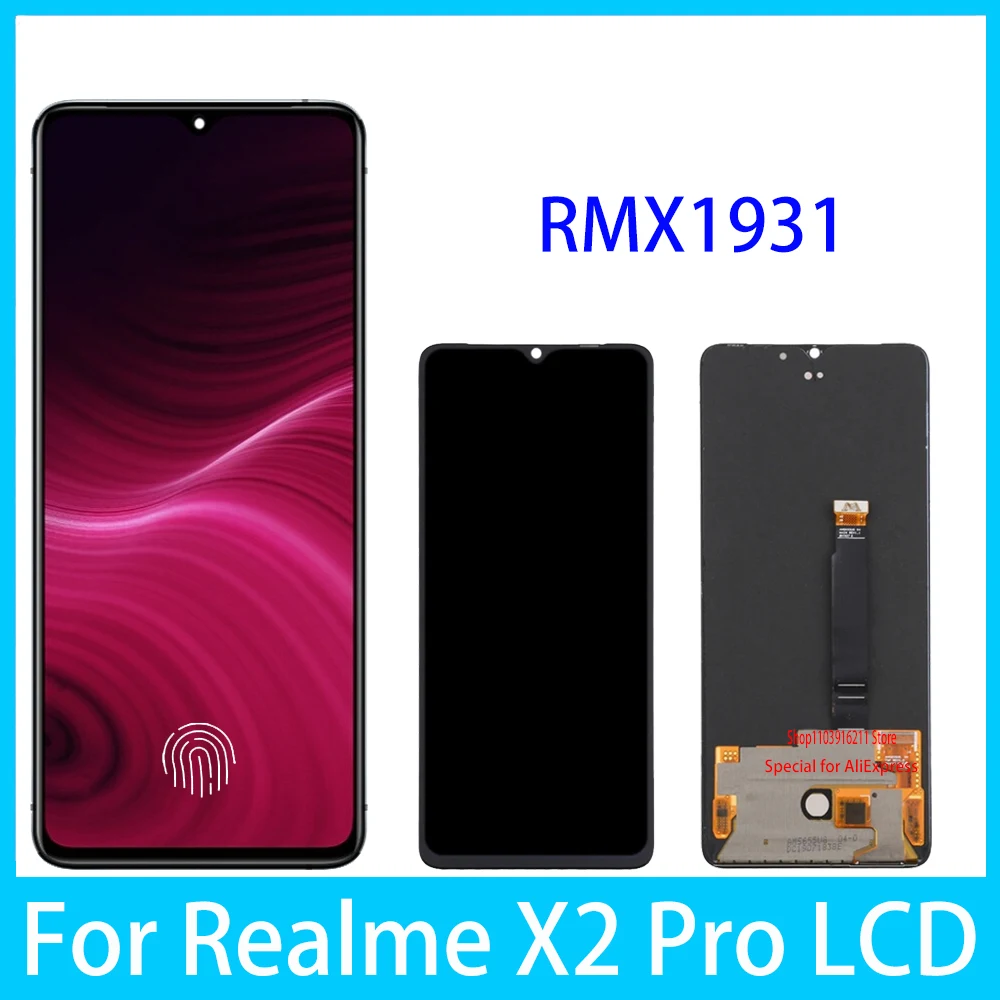 Original AMOLED For Realme X2 Pro x2pro RMX1931 LCD Display Touch ...