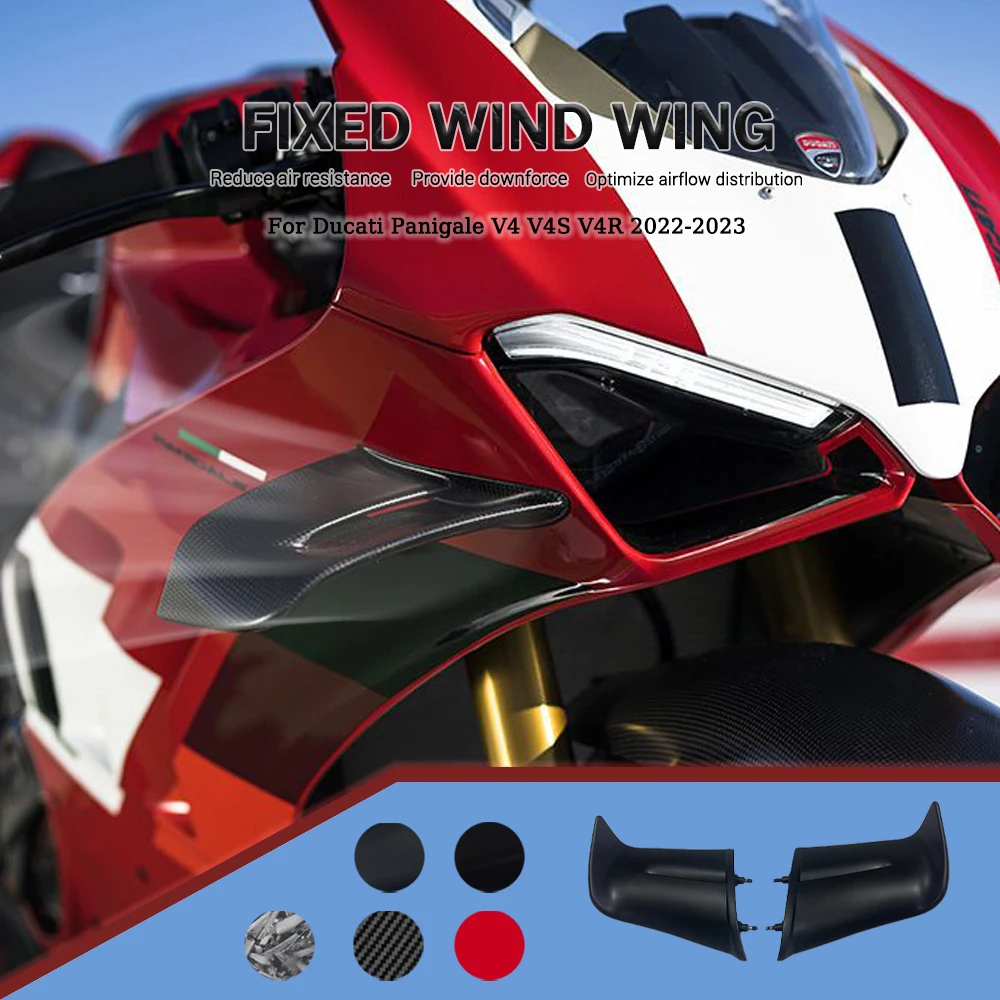 For DUCATI Panigale V4 V4S V4R 2022 2023 Motorcycle Winglets ...