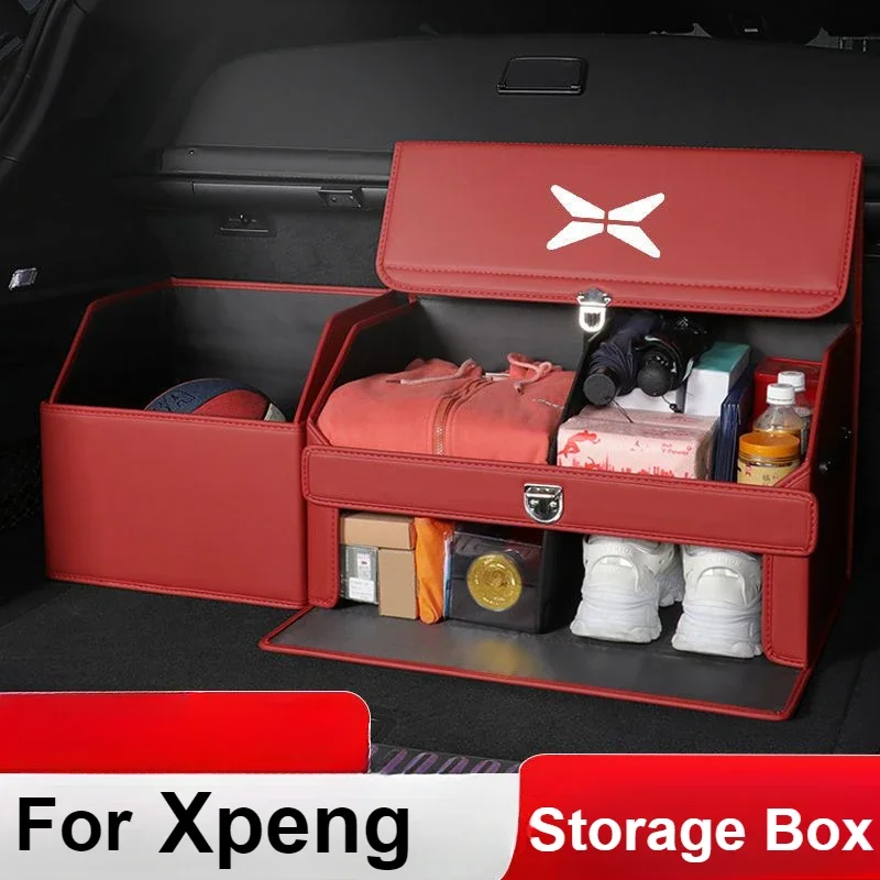 Car Trunk Organizer Box For Xpeng Xiaopeng G6 G3 G9 P7 P5 Multiuse ...