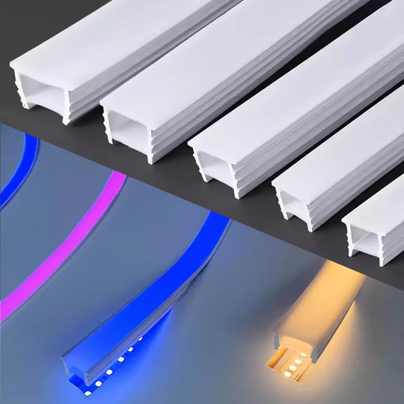 Recessed Flexible Neon Rope Tube Led Channel for RGB WS2811 LED Light ...
