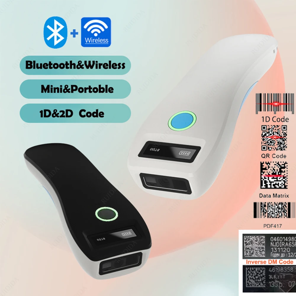 Mini-Bluetooth-Barcode-Scanner-Packot-Wireless-qr-Code-Reader-Portable ...