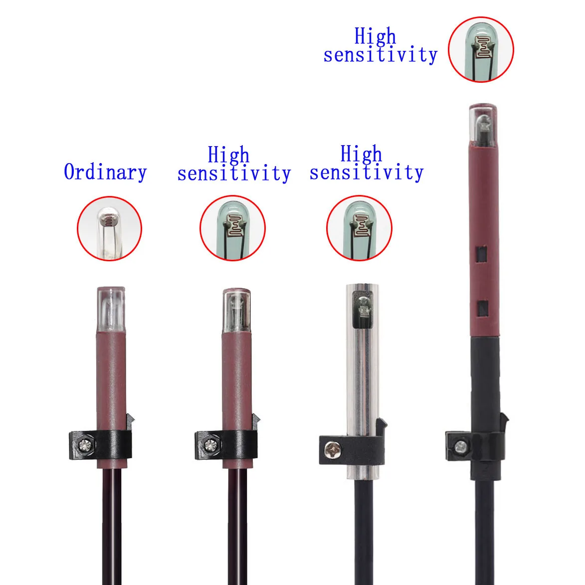 QRB1-Flame-Detector-Glass-Bubble-High-Sensitive-Flame-Sensor-Red ...