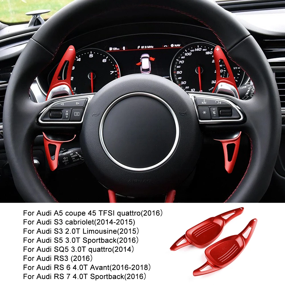 Car Steering Wheel DSG Shift Paddle Extension For Audi A5 Coupe S3 ...