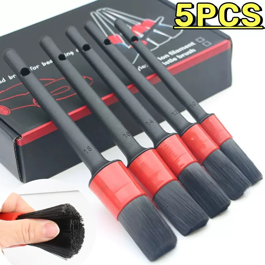 5PCS-Car-Cleaning-Brush-Kit-Automotive-Detail-Brushes-For-Car-Interior ...
