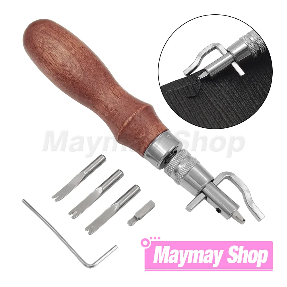 7 in 1 Professional Adjustable Stitching and Slotting Crease Leather ...