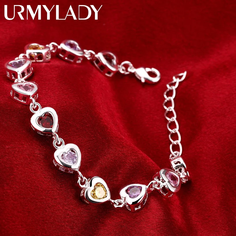 Pulseras finas de Plata de Ley 925 con dijes elegantes, joyería de ...