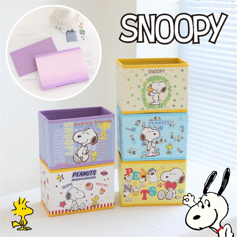 Snoopy-Foldable-Storage-Box-Cute-Cartoon-Desktop-Organizer-Case-Jewelry ...