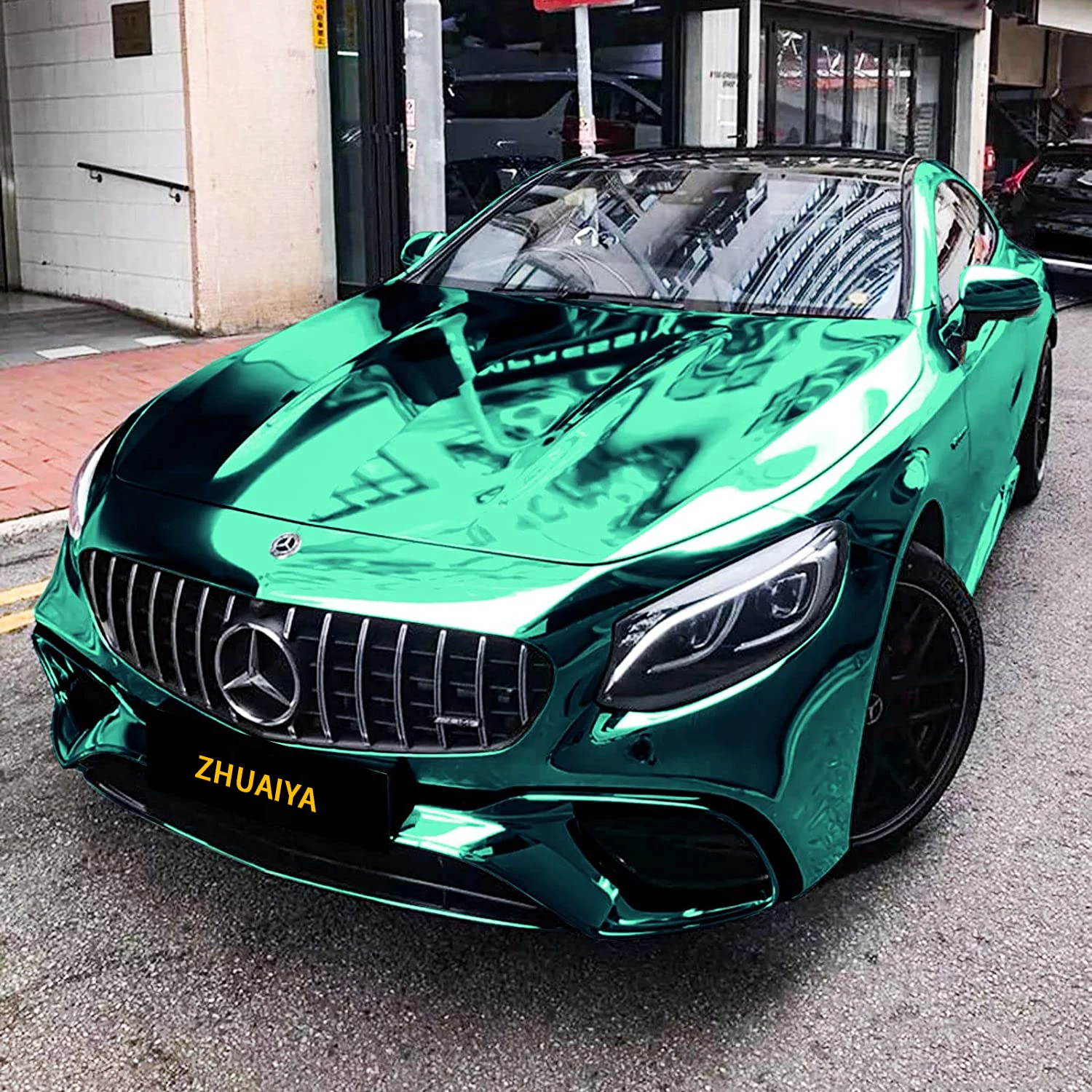 Car Color Change Film Teal Supercast Chrome Vinyl Wrap Sticker Car Auto ...