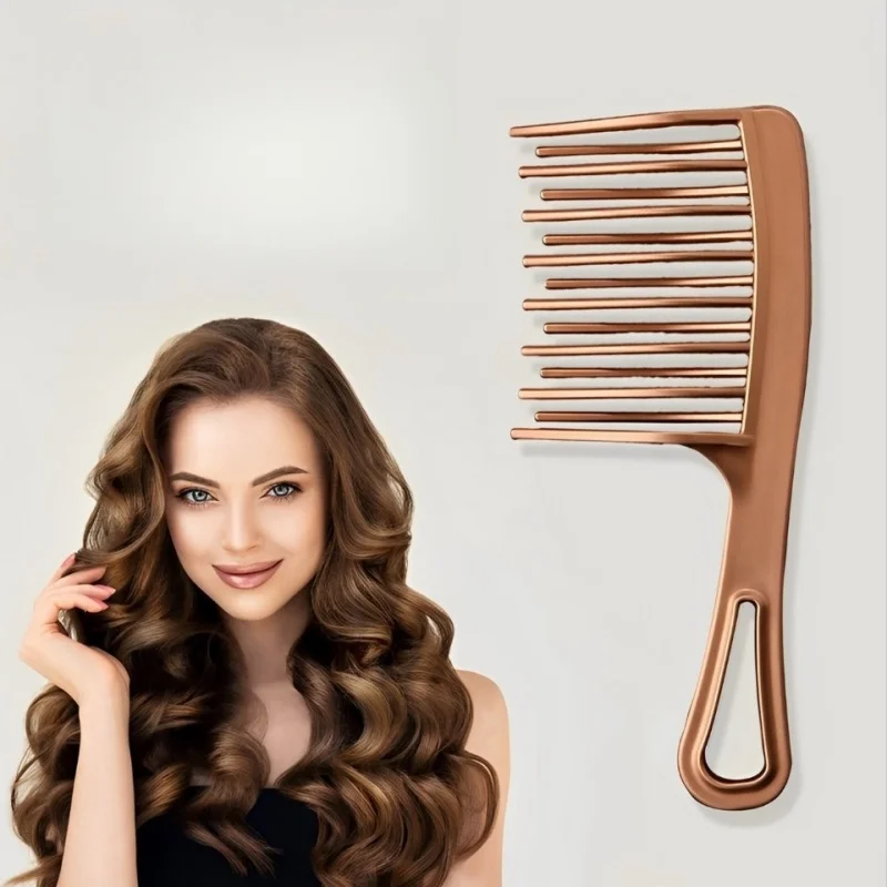 Double-row-big-tooth-comb-wide-tooth-ladies-special-perm-curly-plastic ...