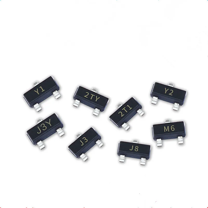 100pcs s8050 s8550 ss8050 ss8550 s9012 s9013 s9014 s9015 j3y sty y1 y2 ...