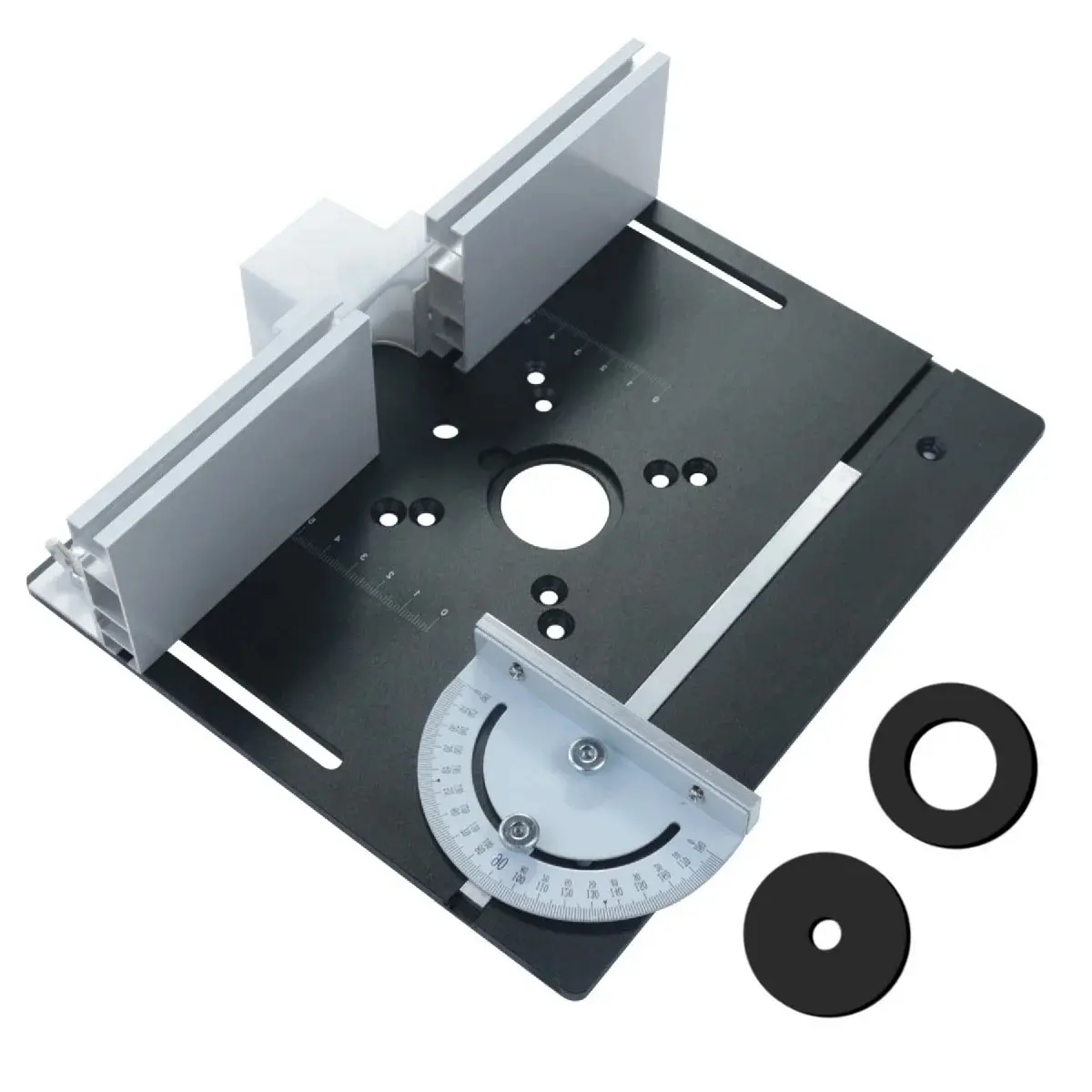 Aluminum-Router-Table-Insert-Plate-W-Miter-Gauge-Guide-and-Bracket-for ...