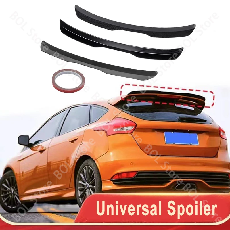 Universal Car Spoiler Hatchback SUV Rear Roof Trunk Lid Lip Wings ABS ...
