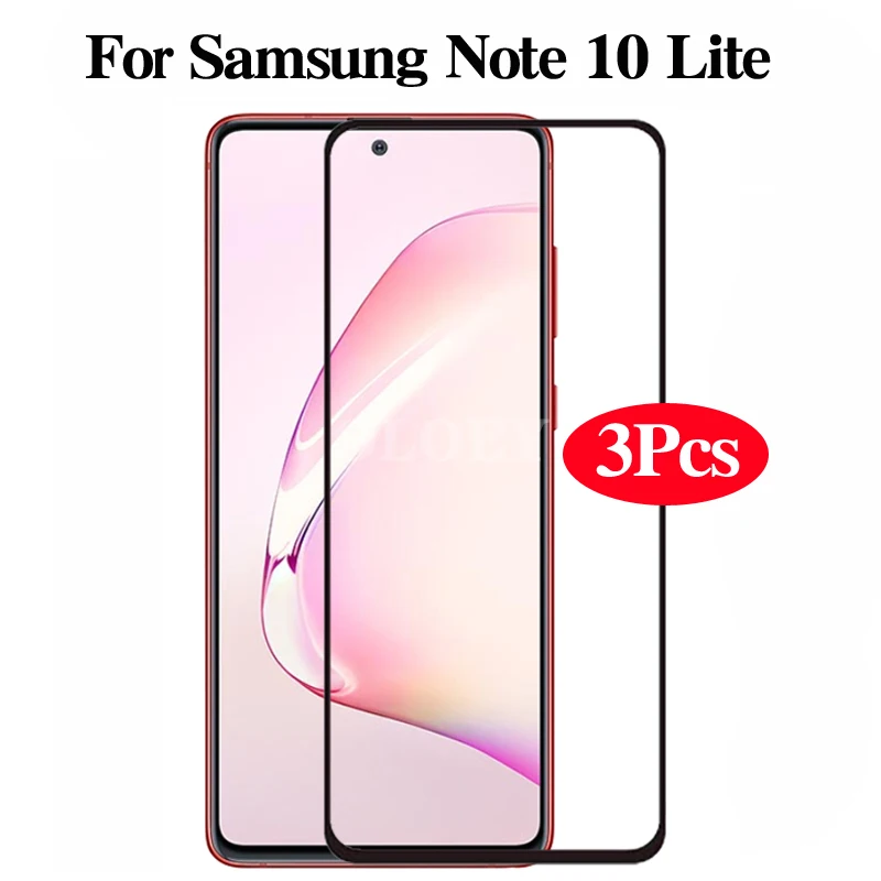 3Pcs-Tempered-Glass-For-Samsung-Note-10-Lite-Smartphones-Screen-Protector-Protective-Film-On ...