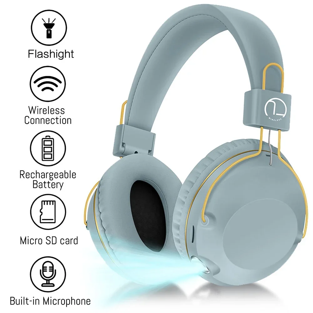 Headworn-Wired-Wireless-Headphones-Wireless-Sports-Game-Headphones ...